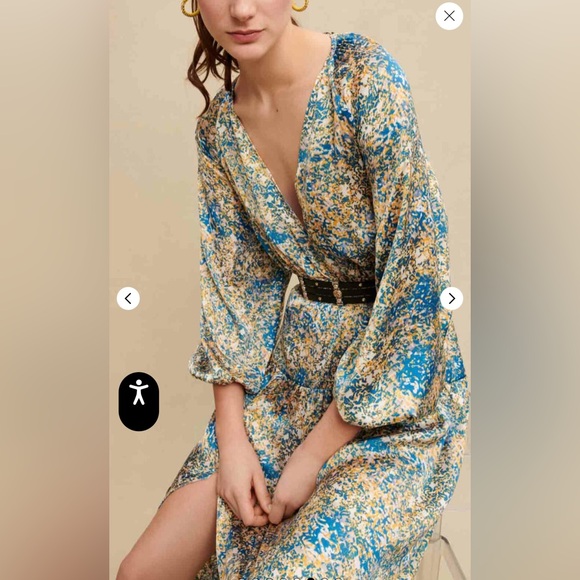 Maje | Dresses | Nwt Maje 4950 Long Printed Dress | Poshmark